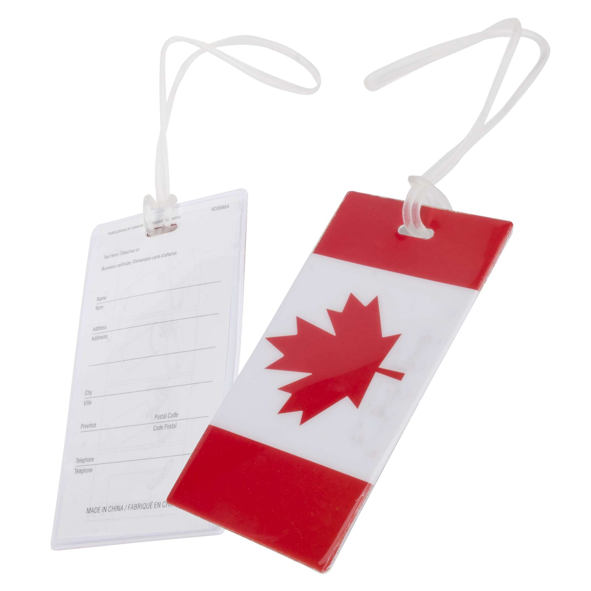 Maple Leaf Canadian Flag Luggage Id Tag – Maple Leaf Travel