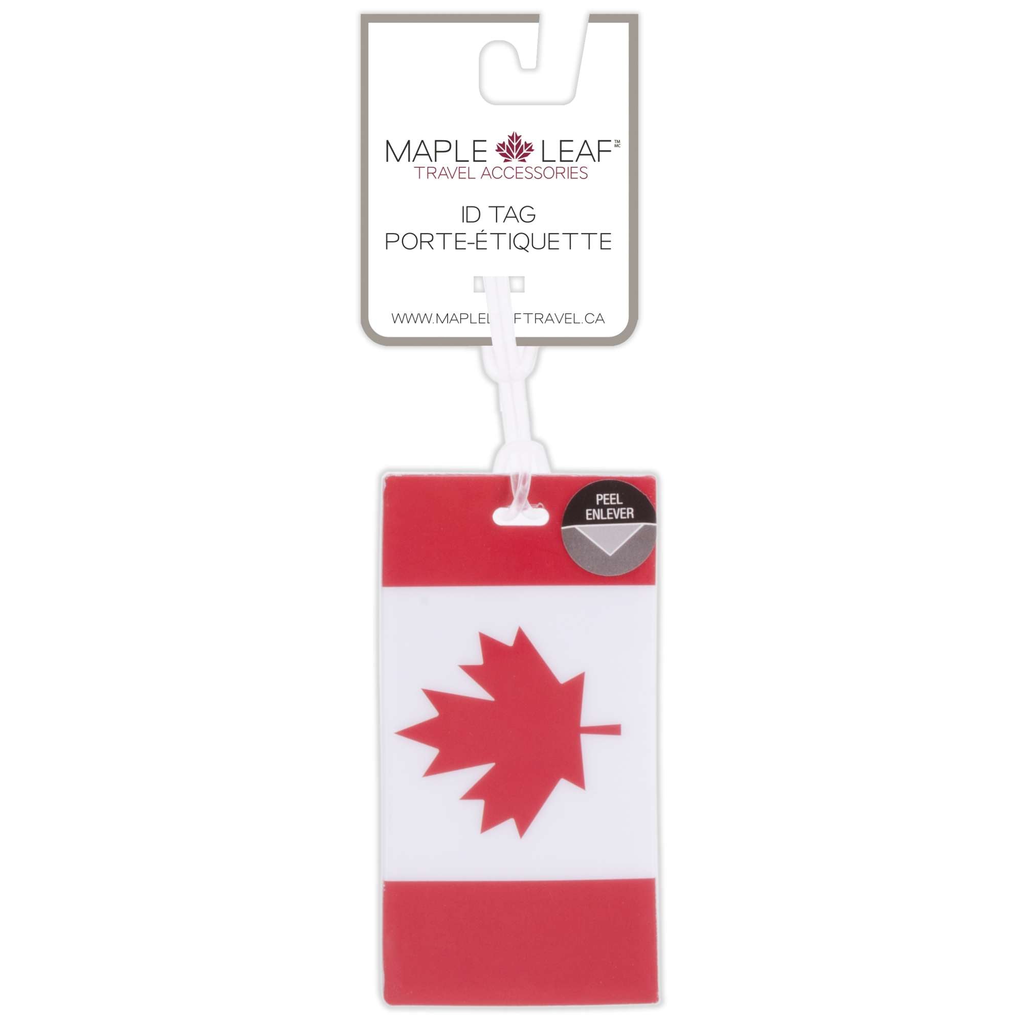 Maple Leaf Canadian Flag Luggage Id Tag – Maple Leaf Travel