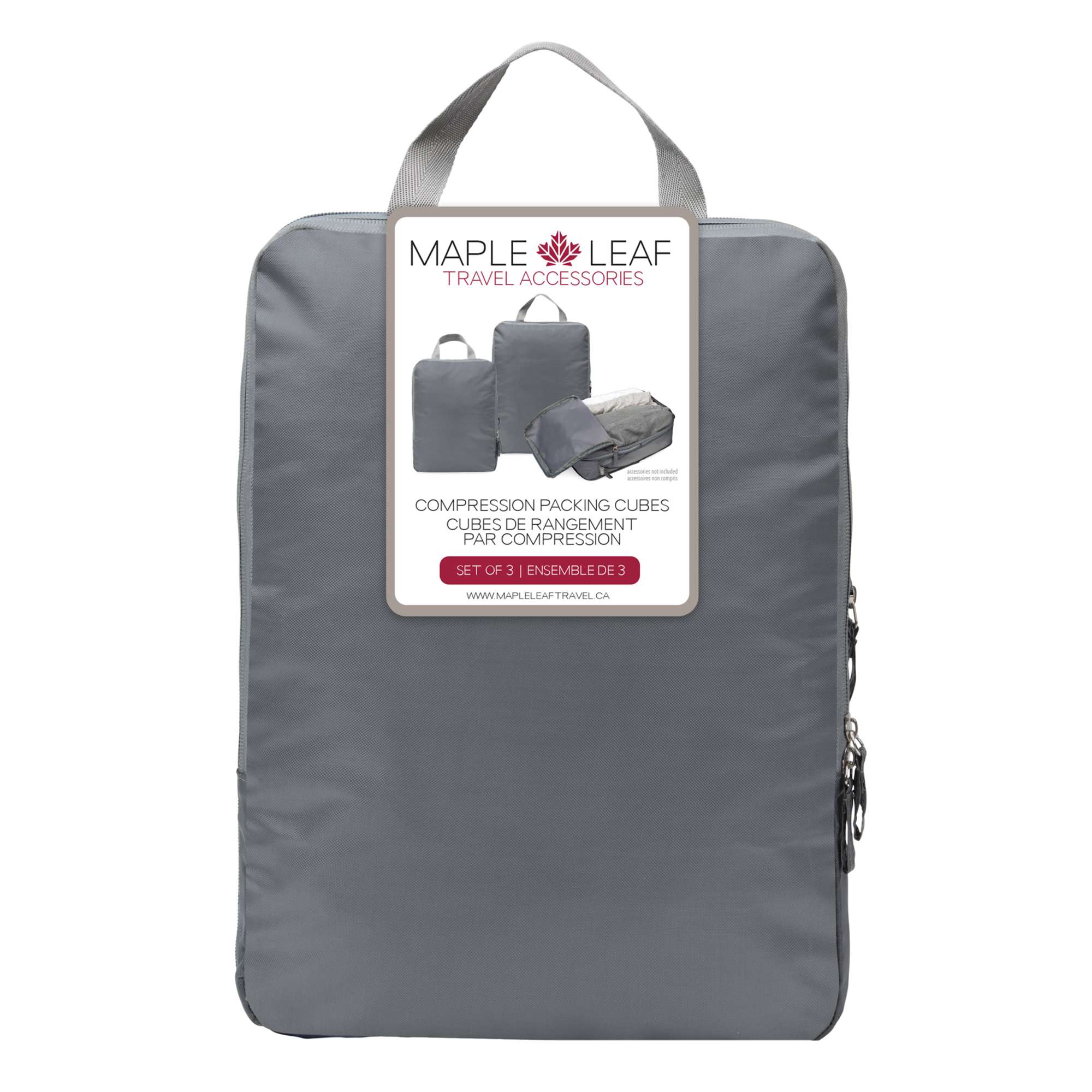 Maple Leaf Compression Cubes - Set Of 3 – Maple Leaf Travel