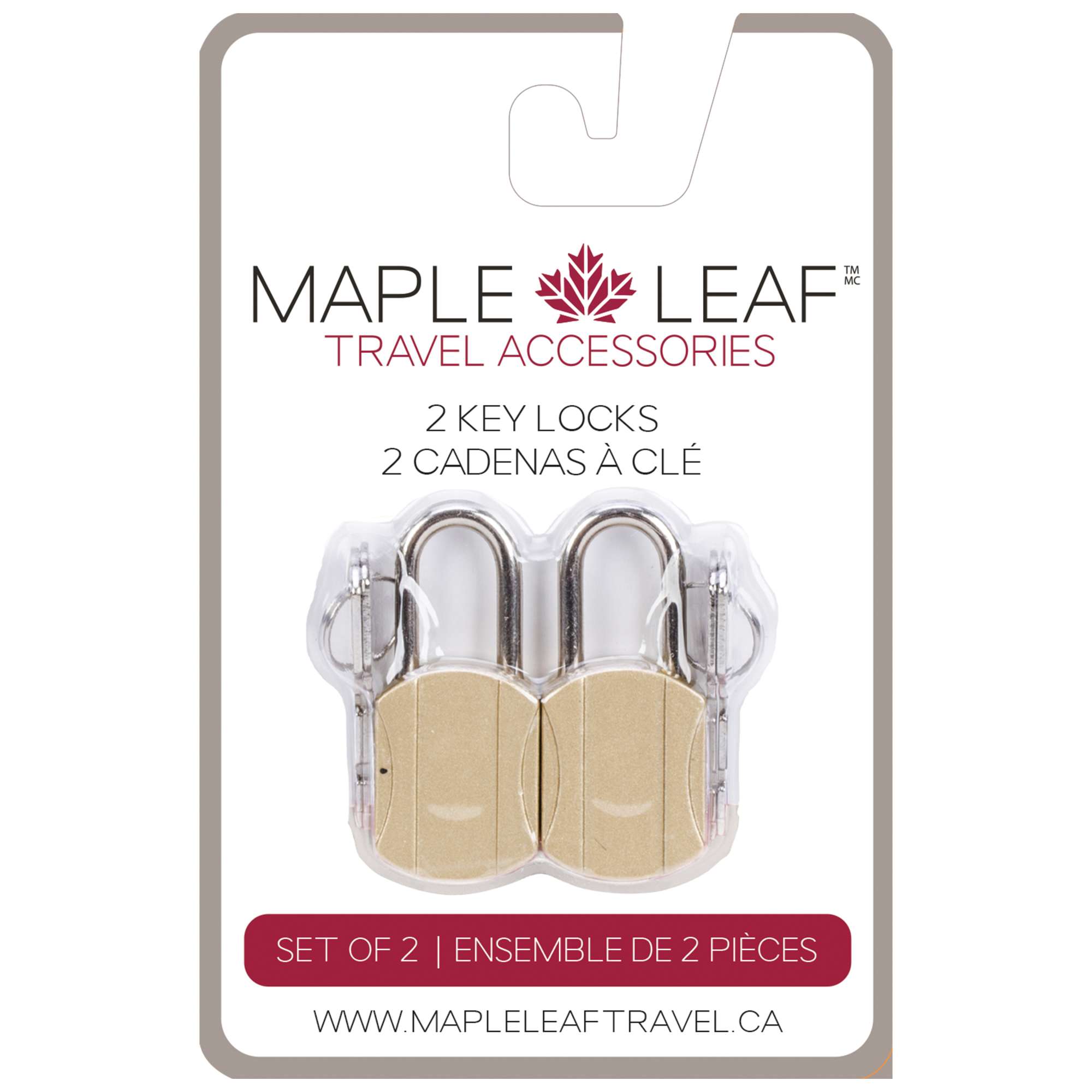 Maple Leaf Key Locks (Set Of 2) – Maple Leaf Travel