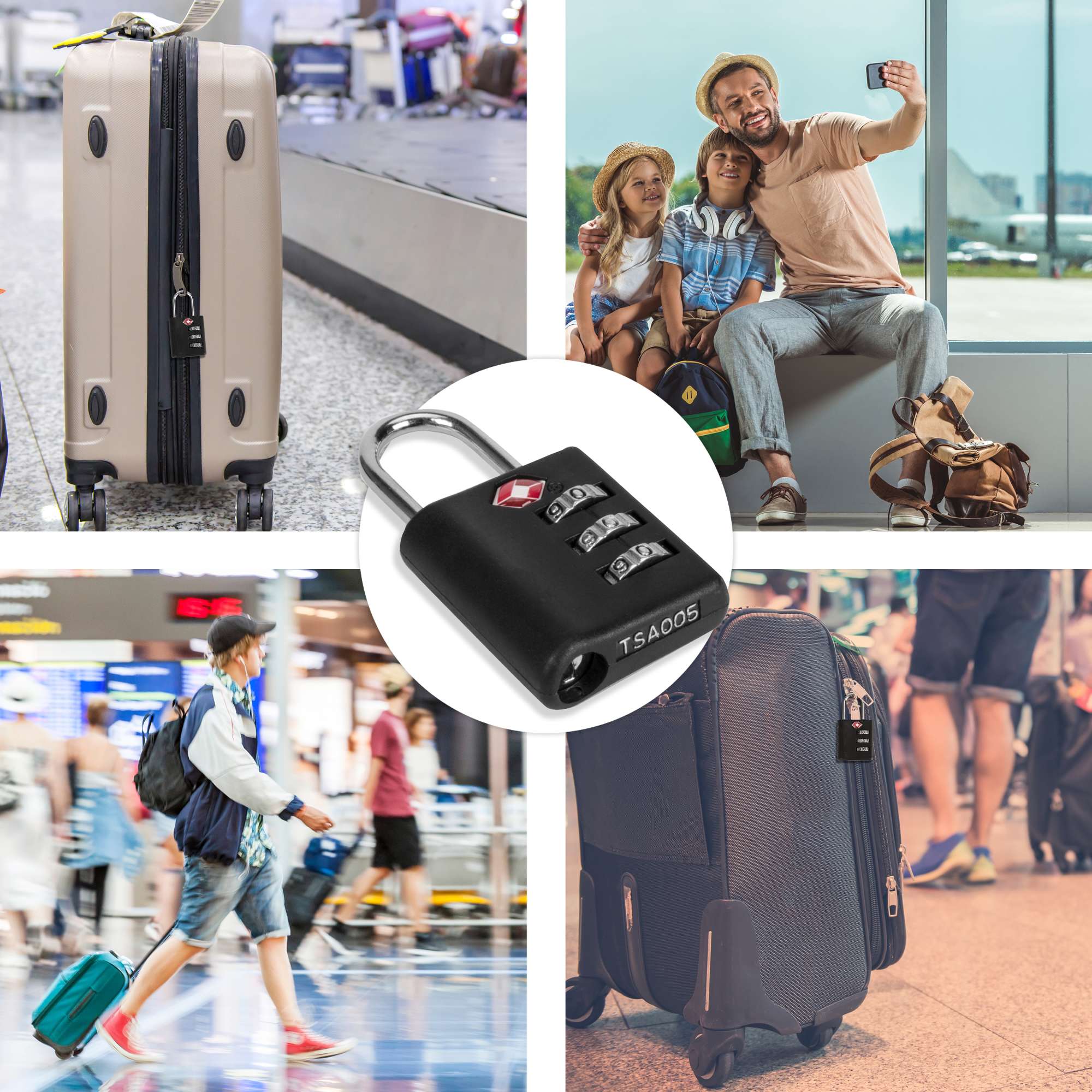 Maple Leaf Travel Sentry 3-Dial Combination Lock