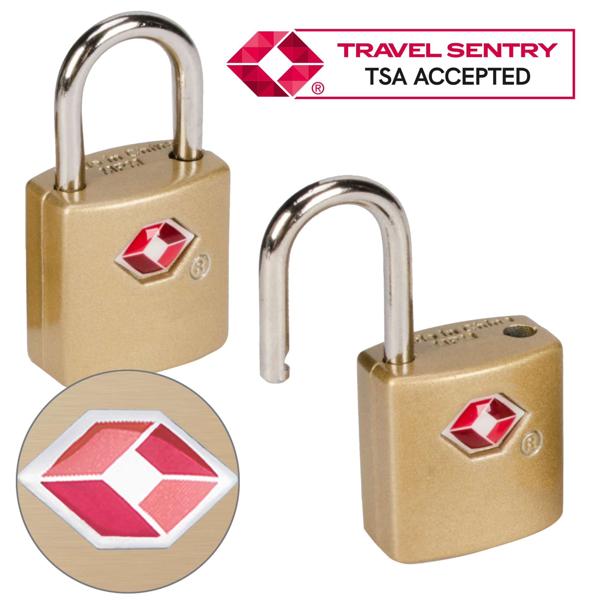 Maple Leaf Travel Sentry Key Locks (Set Of 2)