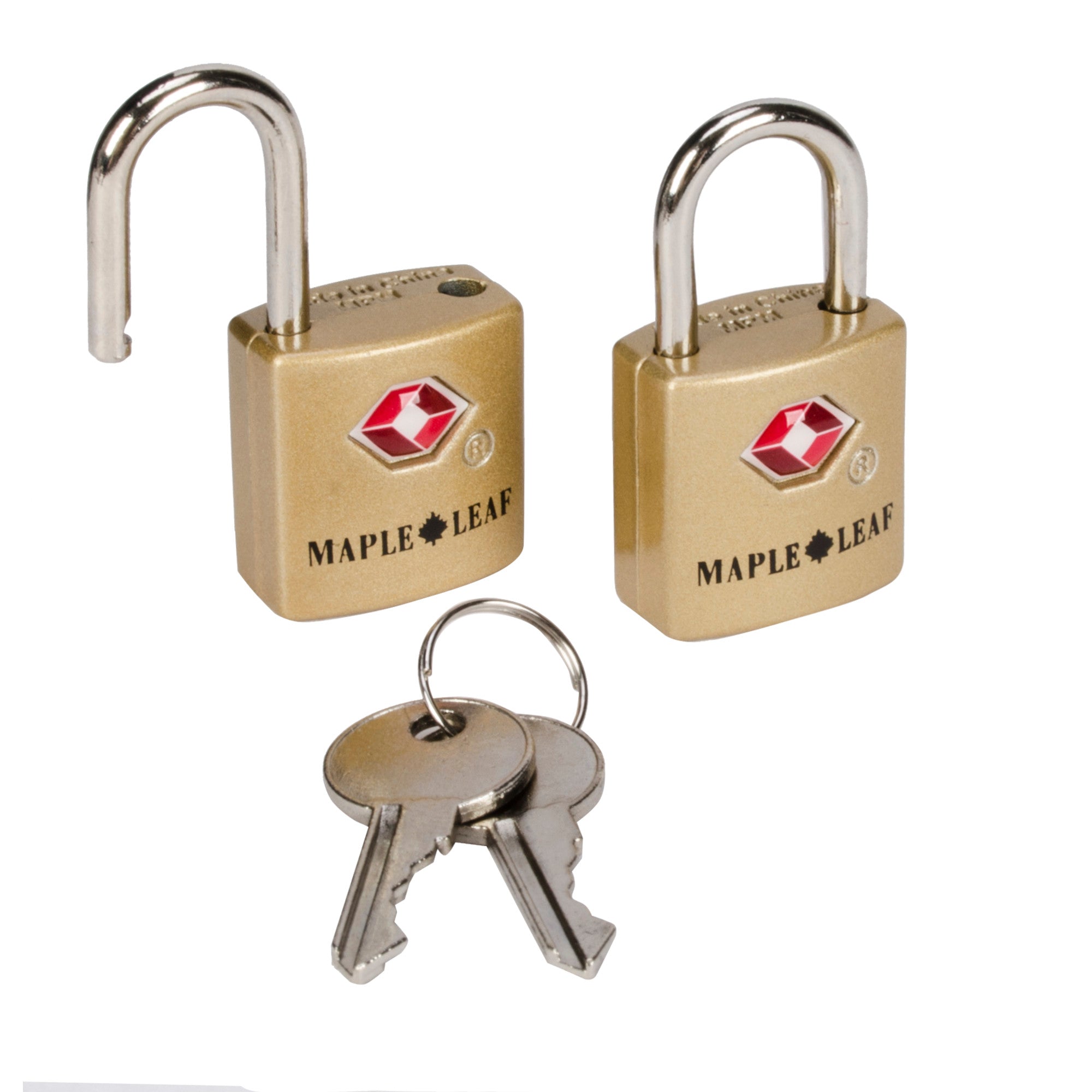 Maple Leaf Travel Sentry Key Locks (Set Of 2)